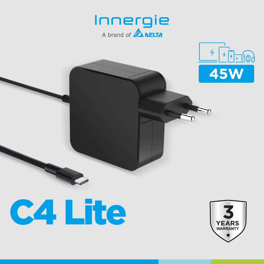 Jual Innergie - Adaptor Laptop INNERGIE Type C 45W PD 3.0 Universal ...