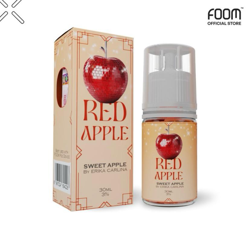 Jual FOOM Red Apple 30ml 30mg by Erika Carlina Liquid Saltnic | Shopee ...