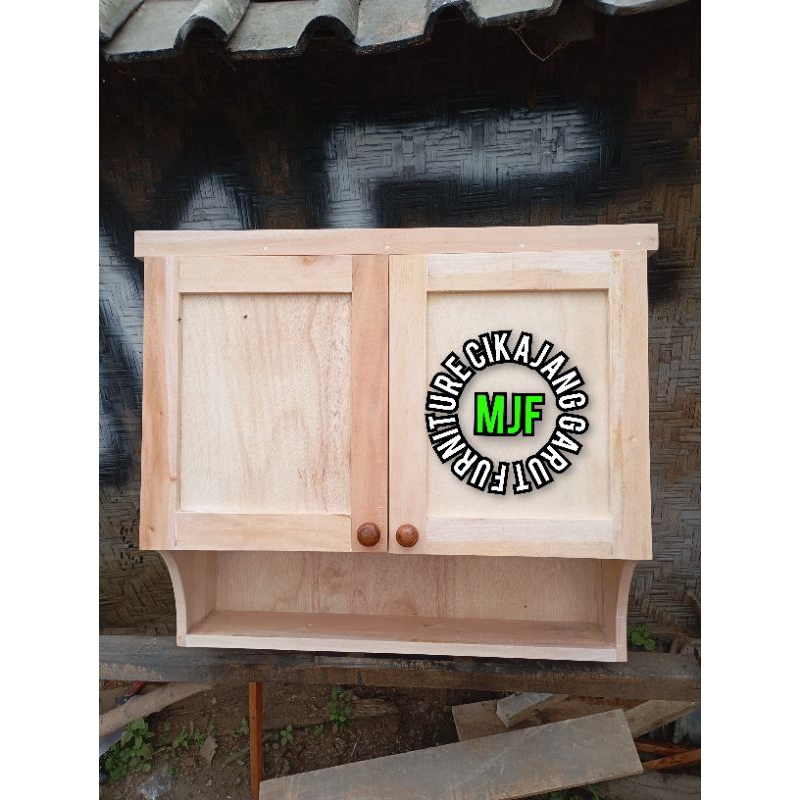 Jual Kitchen set kayu Dua pintu uk 80x30x70cm/Rak dapur kayu/Kitchen ...