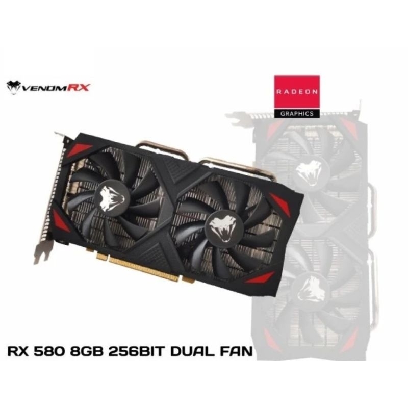Jual VGA RX 580 8GB DDR5 Venom RX | Shopee Indonesia