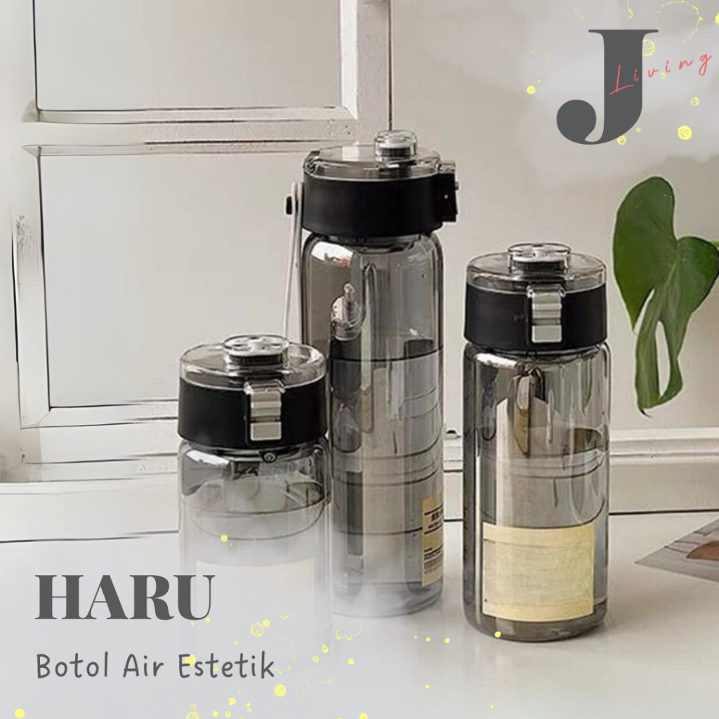 Jual J LIVING - HARU Botol Tumbler Dengan Handle Kopi Aesthetic Cup Teh ...