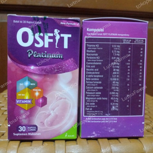 Jual Osfit Platinum Supleme Ibu Hamil dan Menyusui isi 30 kaplet ...