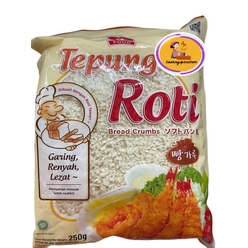 Jual J Food Tepung Roti 250gr / J FOOD TEPUNG ROTI BREAD CRUMBS 250g ...