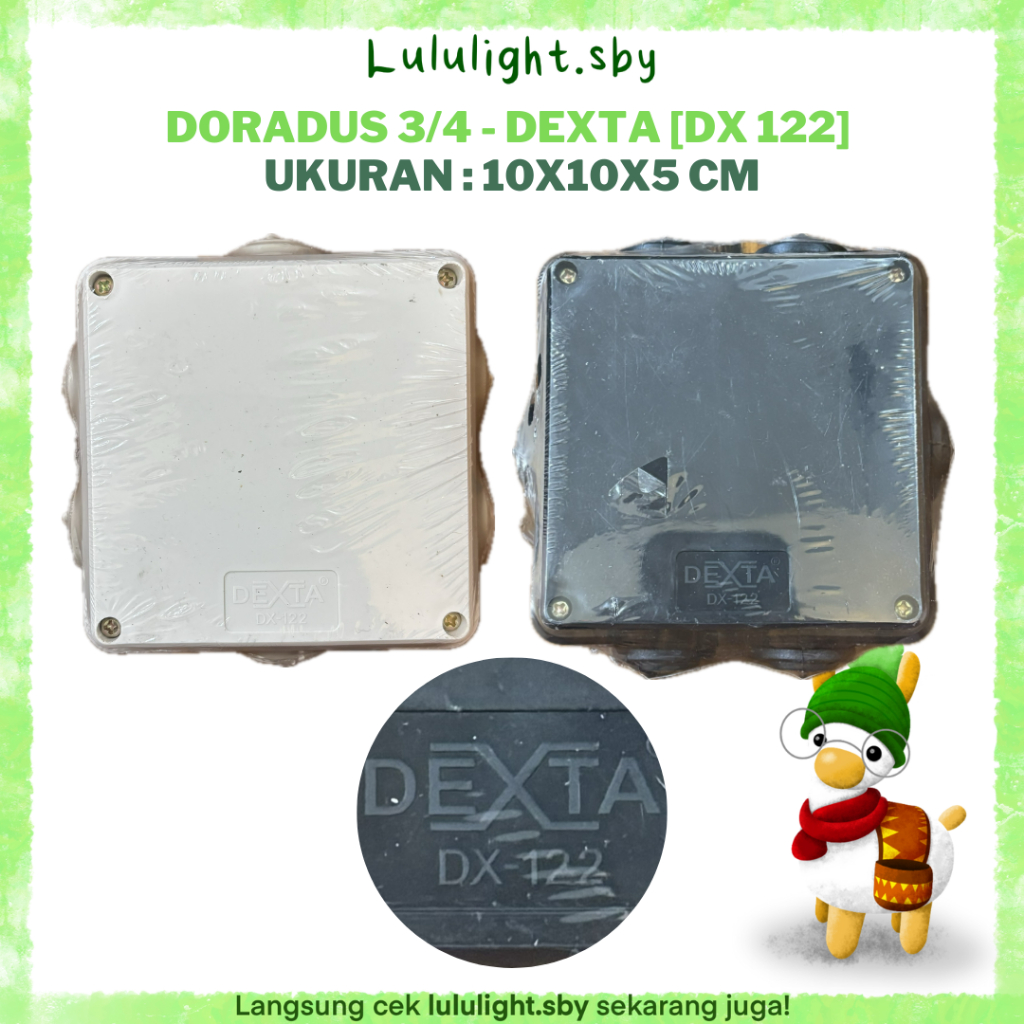 Jual Duradus Dorados Dexta 100x100x50 DX-122 Hitam Putih 3/4 kotak ...