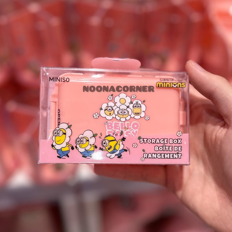 Jual Miniso x Minions ‼️ Storage Box / Kotak Tempat Penyimpanan Obat ...