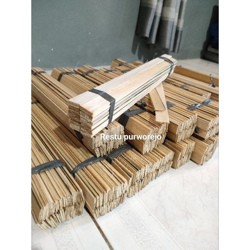 Jual Bilah bambu / bahan kerajinan bambu minimal Order 10 biji | Shopee ...