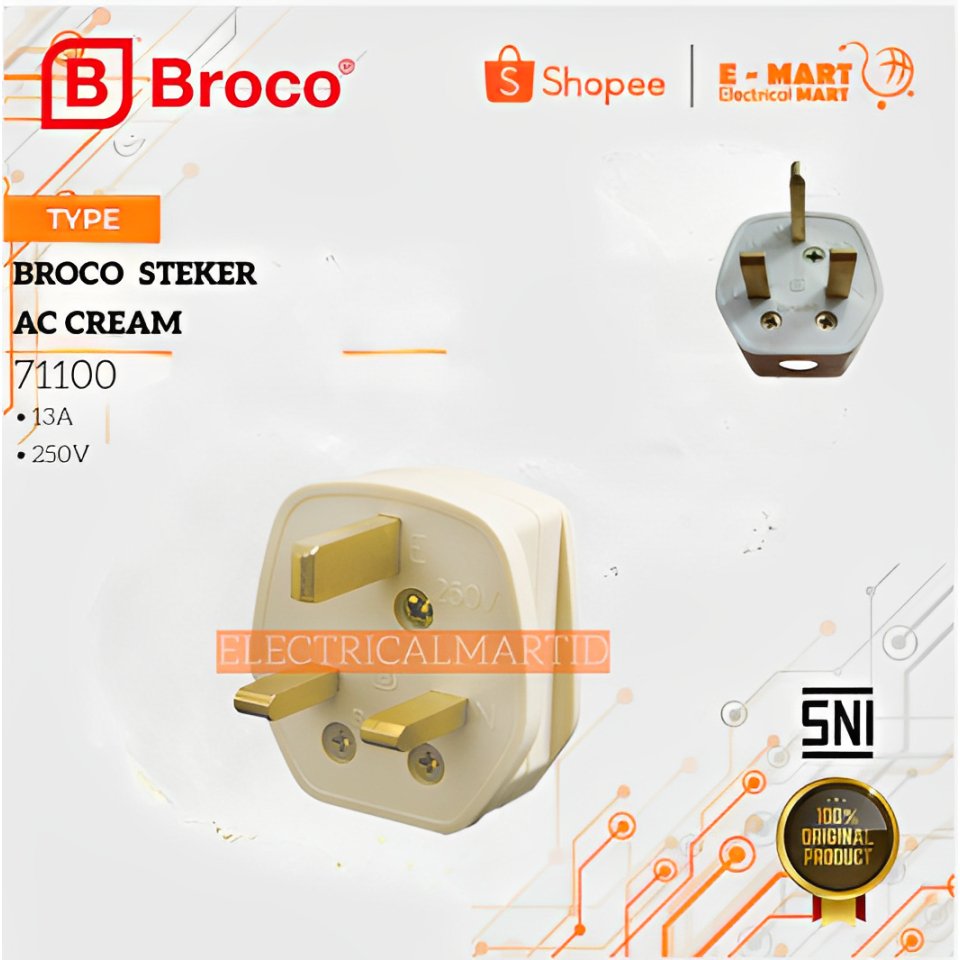 Jual BROCO STEKER AC / Colokan AC | Shopee Indonesia