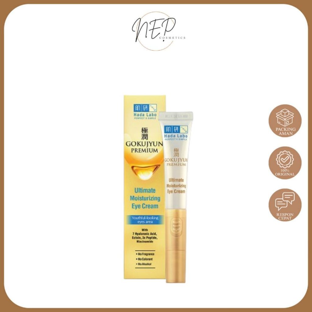 Jual Hadalabo Gokujyun Premium Ultimate Moisturizing Eye Cream (Krim ...