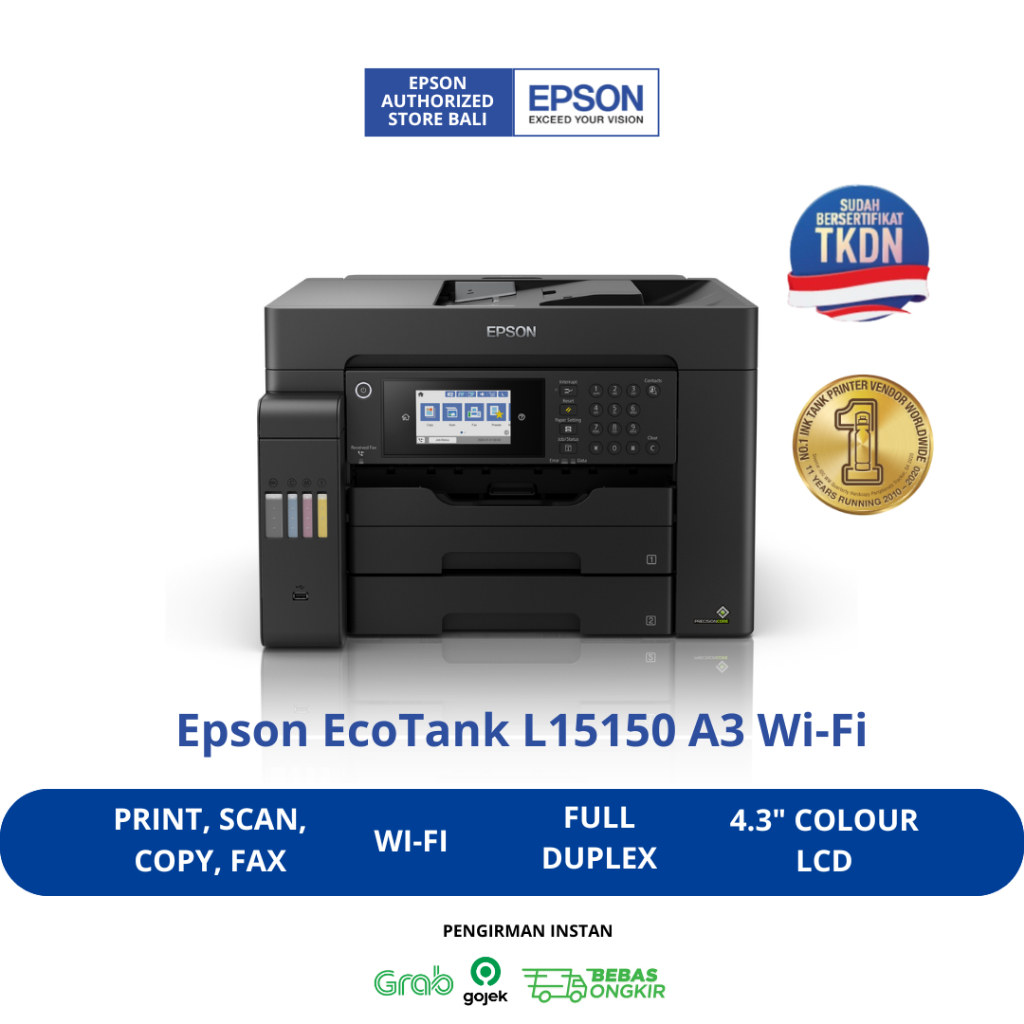 Jual Epson Printer EcoTank L15150 L-15150 L 15150 A3 Wi-Fi Duplex All ...