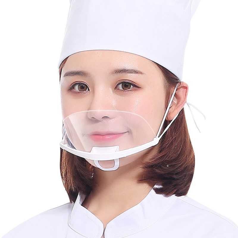 Jual Masker masak chef Transparan Mika Restoran Koki Masak Penutup ...