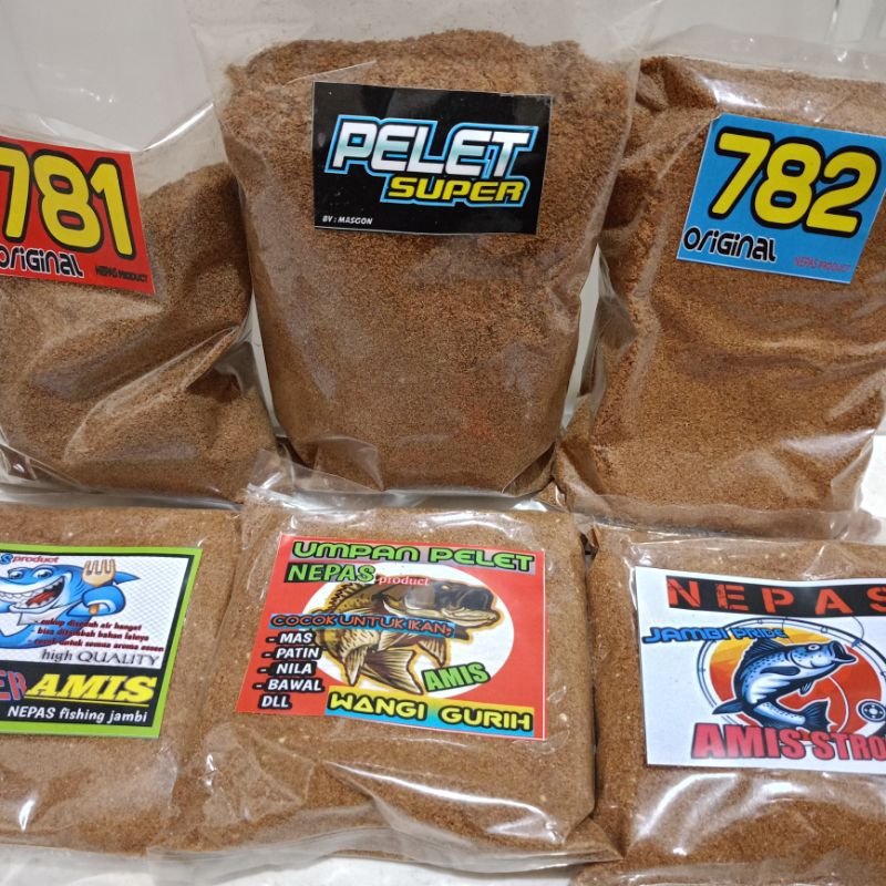 Jual umpan pelet segala jenis ikan 781/782/ simenor / super patin ...