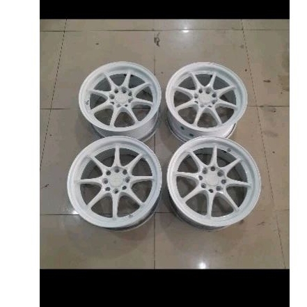 Jual Velg seken mobil racing ce27 ring 15 lebar 7 et 40 baut 4x100 velg ...