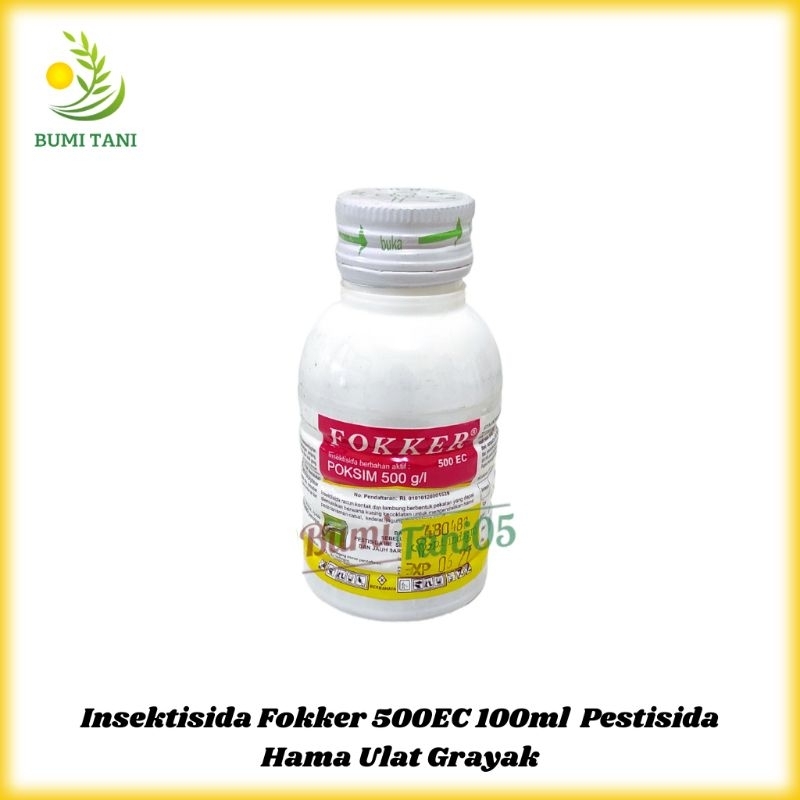 Jual Insektisida Fokker 500EC 100ml Pestisida Hama Ulat Grayak Ulat Api ...