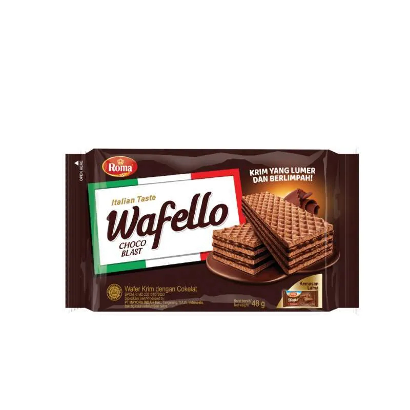 Jual Wafello Wafer Choco Blast 1 Pack isi 10 Pcs @ 43 gr | Shopee Indonesia