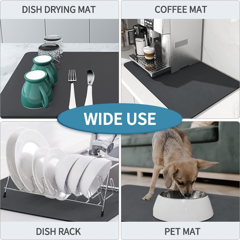 Jual Bar Mat Splash Proof Non Slip 49x39cm Drying Cafe Coffee Shop Kafe ...