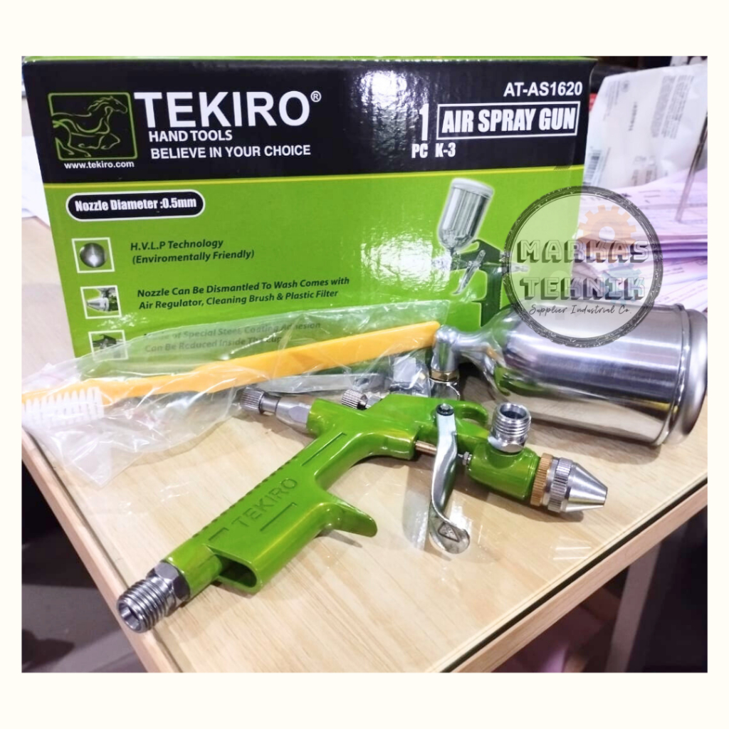 Jual TEKIRO Air Spray Gun K-3 Tabung Atas / Semprotan Cat K3 / Air ...