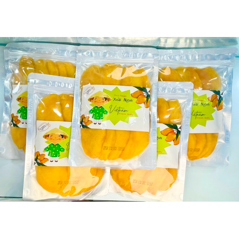 Jual BUNDLING Dried Mango Vietnam MANGGA KERING 200grX5pack Viral Xoai ...