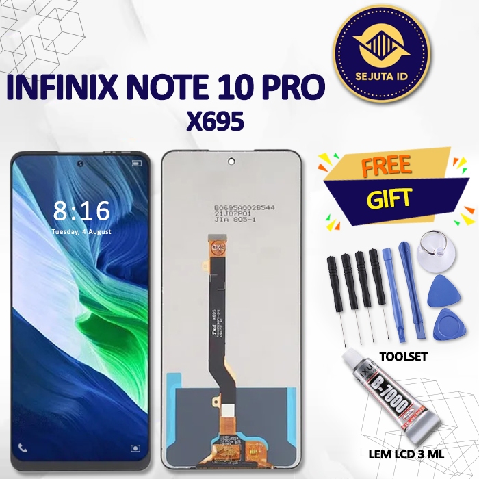 Jual LCD INFINIX NOTE 10 PRO / X695 ORIGINAL FULLSET [ FREE TOOLSET ...