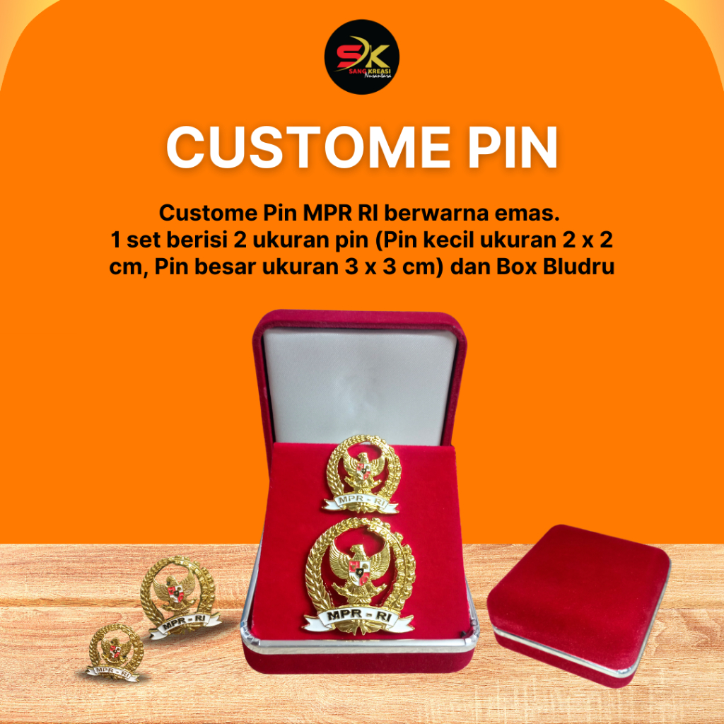 Jual Custome pin MPR 2 ukuran | Shopee Indonesia