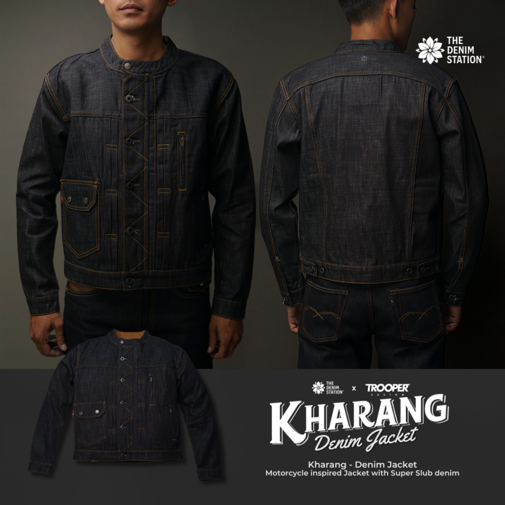 Jual The Denim Station X Trooper Custom- KHARANG 13OZ Super Slub Denim ...