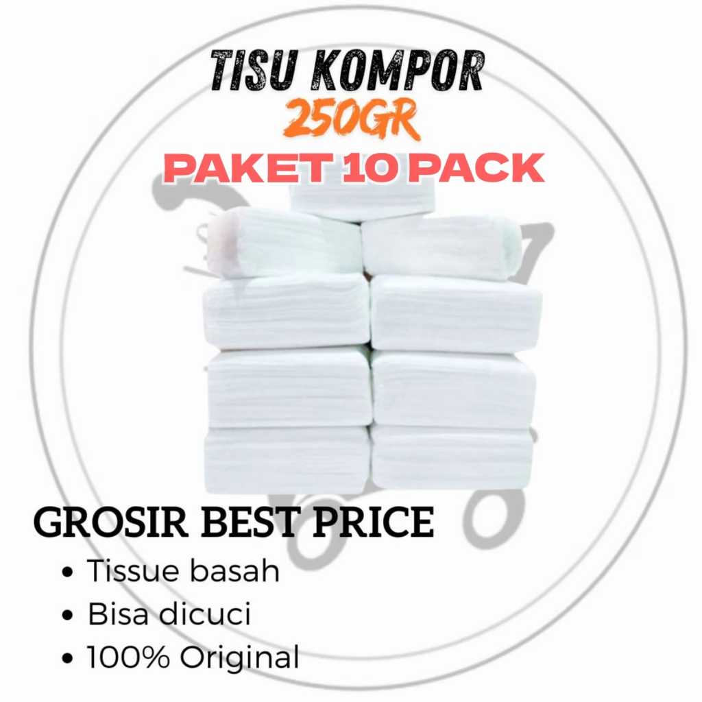 Jual [10 PACK] TISSUE KOMPOR DAPUR 250GRAM TISSU TISSUE BISA DICUCI LAP ...