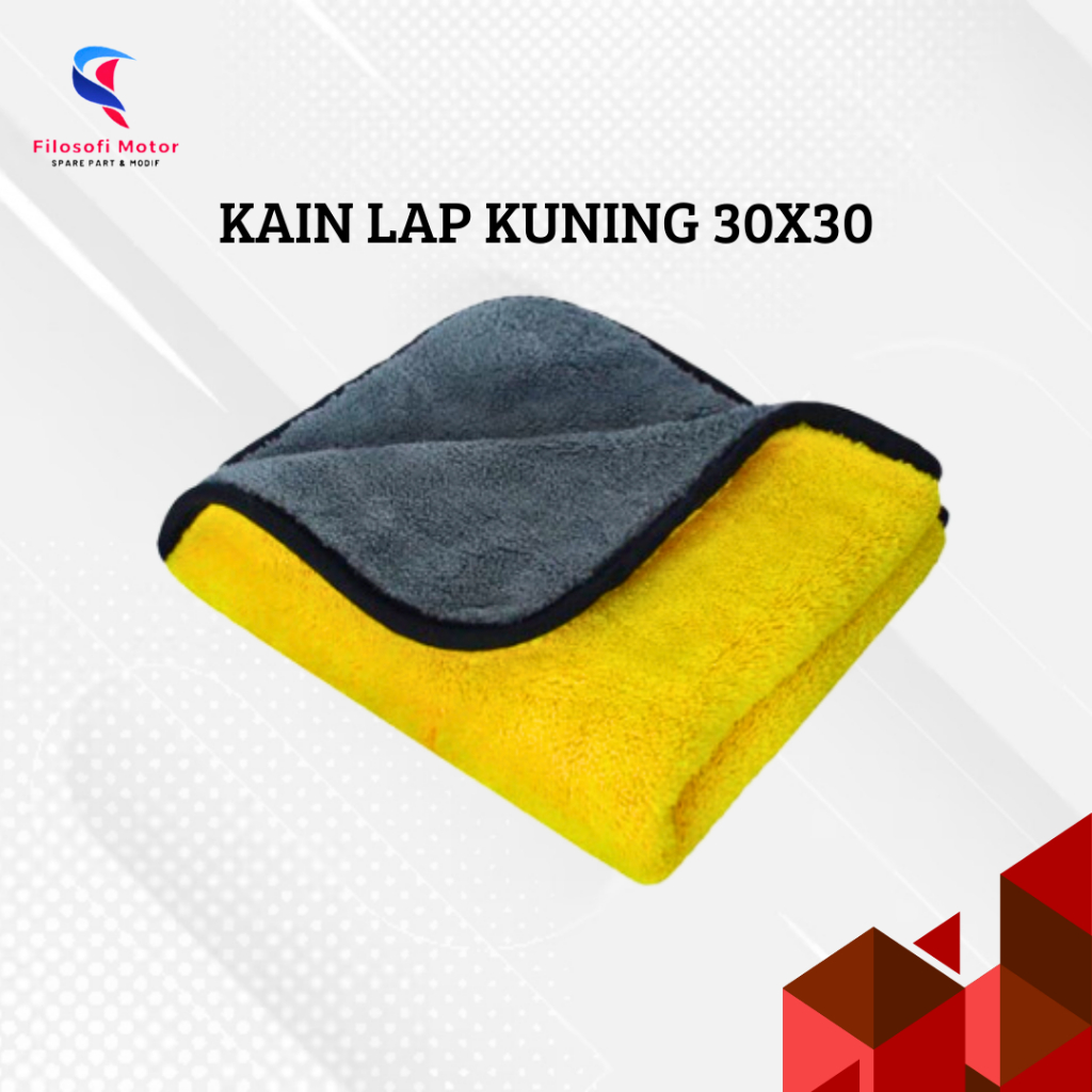 Jual Kain lap kuning/kainlap micro fiber/kain lap microfiber | Shopee ...