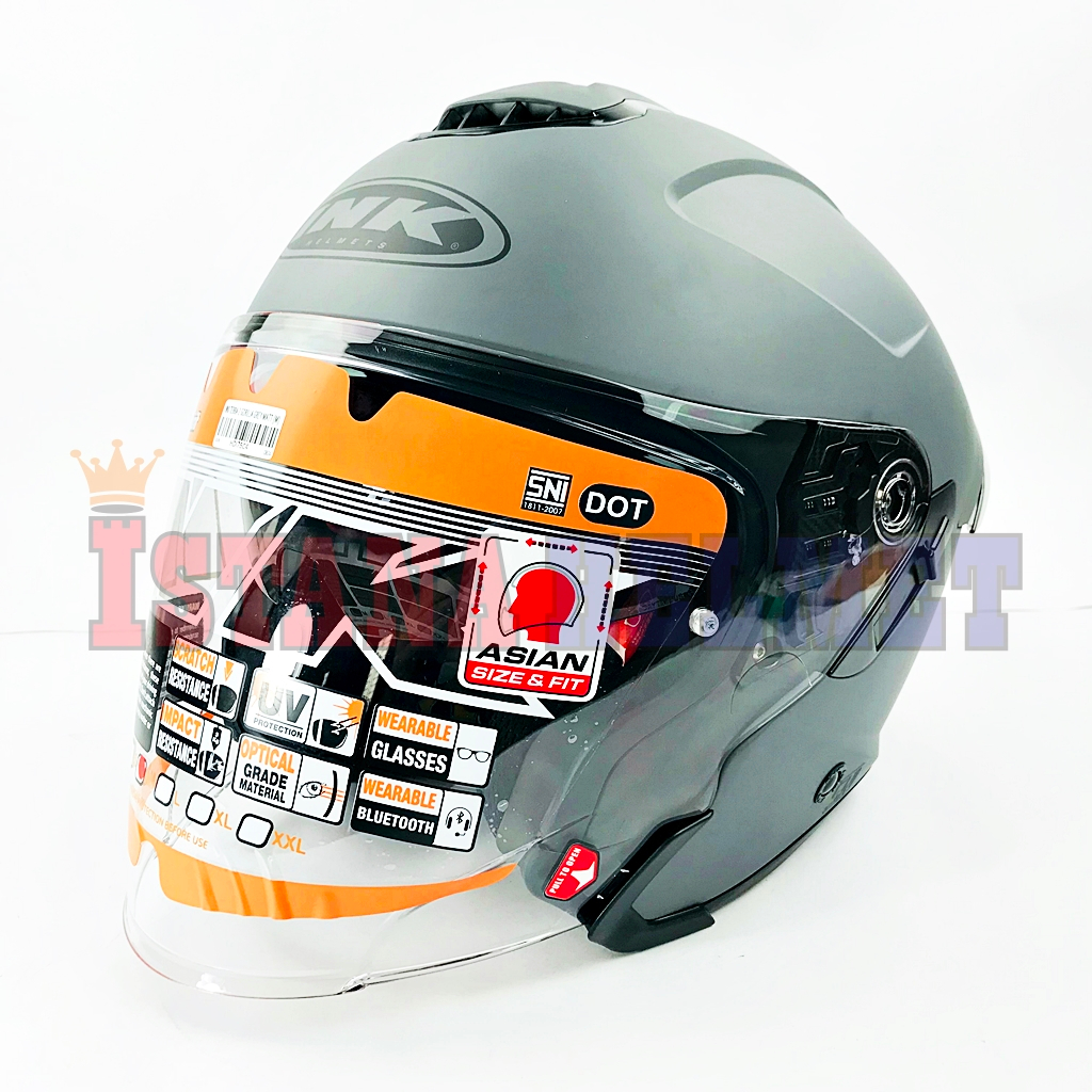 Jual HELM INK TERRA 2 GORILLA GREY MATT | Shopee Indonesia