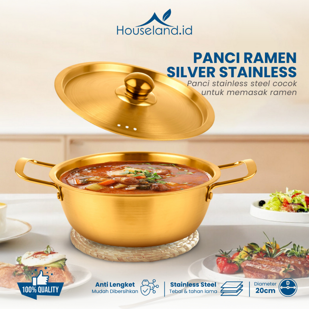 Jual FunnyCook Panci Ramen Korea Noodle Pot Stainless / Panci Ramyun ...