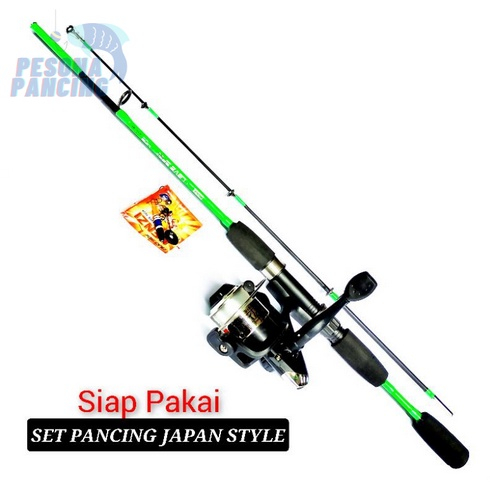 Jual Set Pancing JS Pemula/ Joran Pancing JS Import JAPAN STYLE FIBER ...