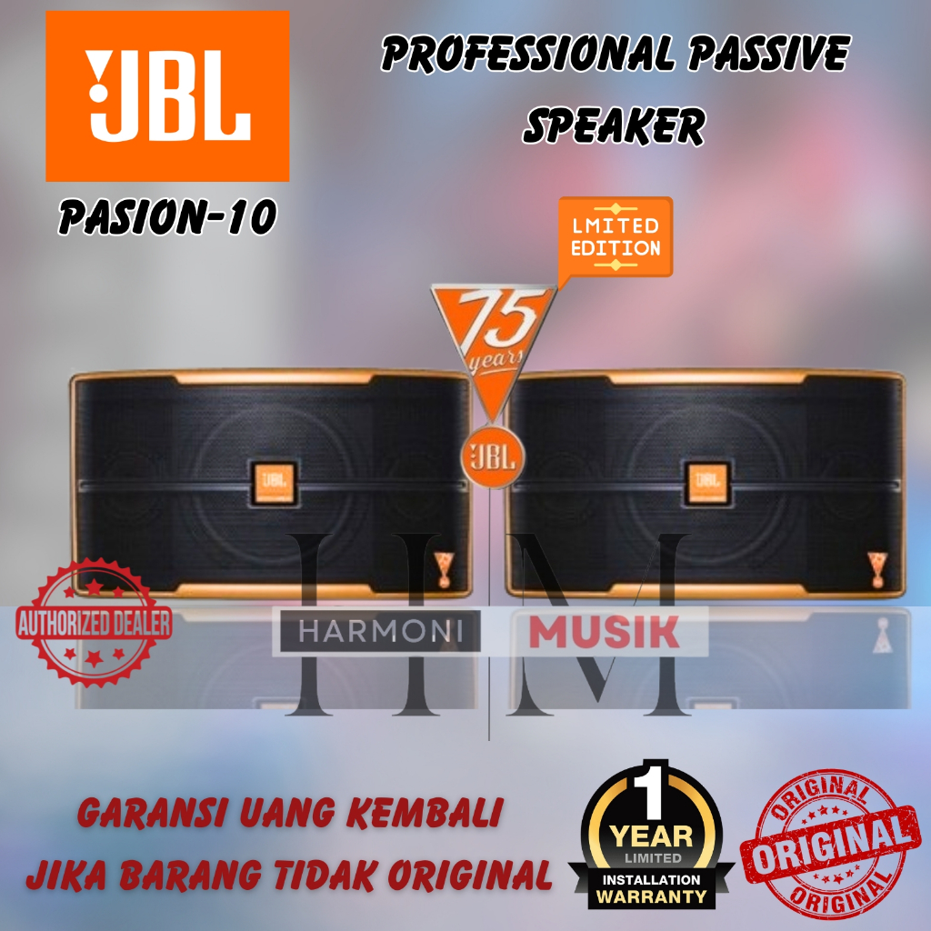 Jual Speaker JBL Pasion 10 10-Inch Speaker Pasif JBL Pasion10 - Limited ...