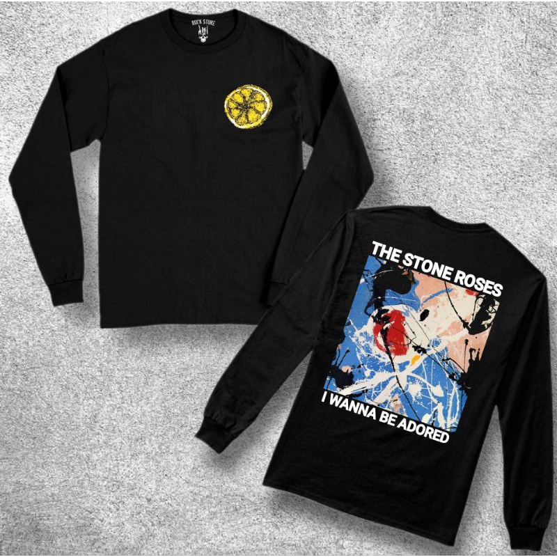Jual Tshirt the stone roses i wanna be adored Longsleeve premium catton ...