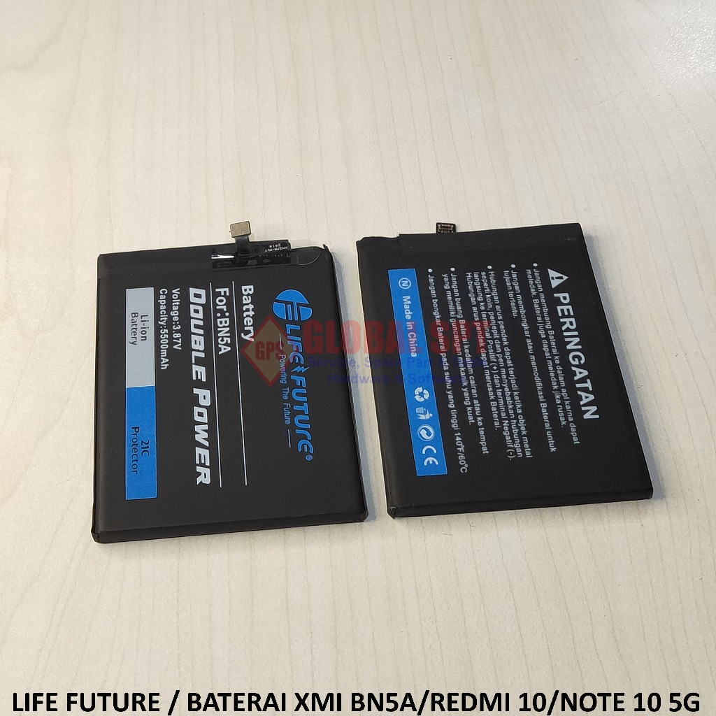 Jual LIFE FUTURE / BATERAI XIAOMI BN5A / REDMI 10 / NOTE 10 5G / BATRE ...