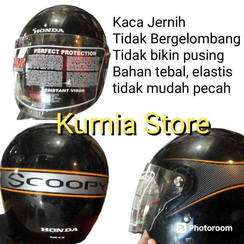 Jual kaca helm honda trx s kaca helm scoopy | Shopee Indonesia