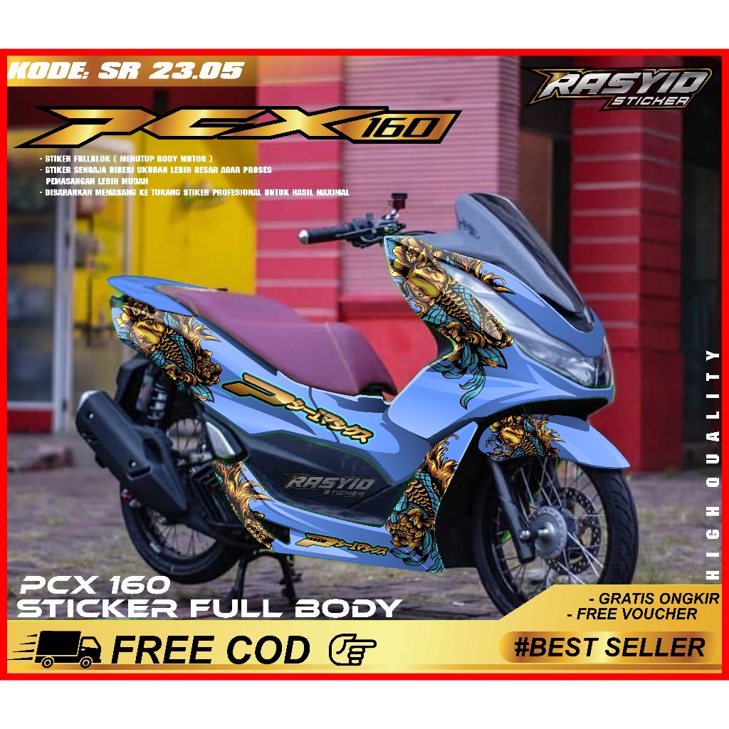 Jual Stiker Decal Full Body Honda PCX 160 2021 2022 2023 2024 Decal ...