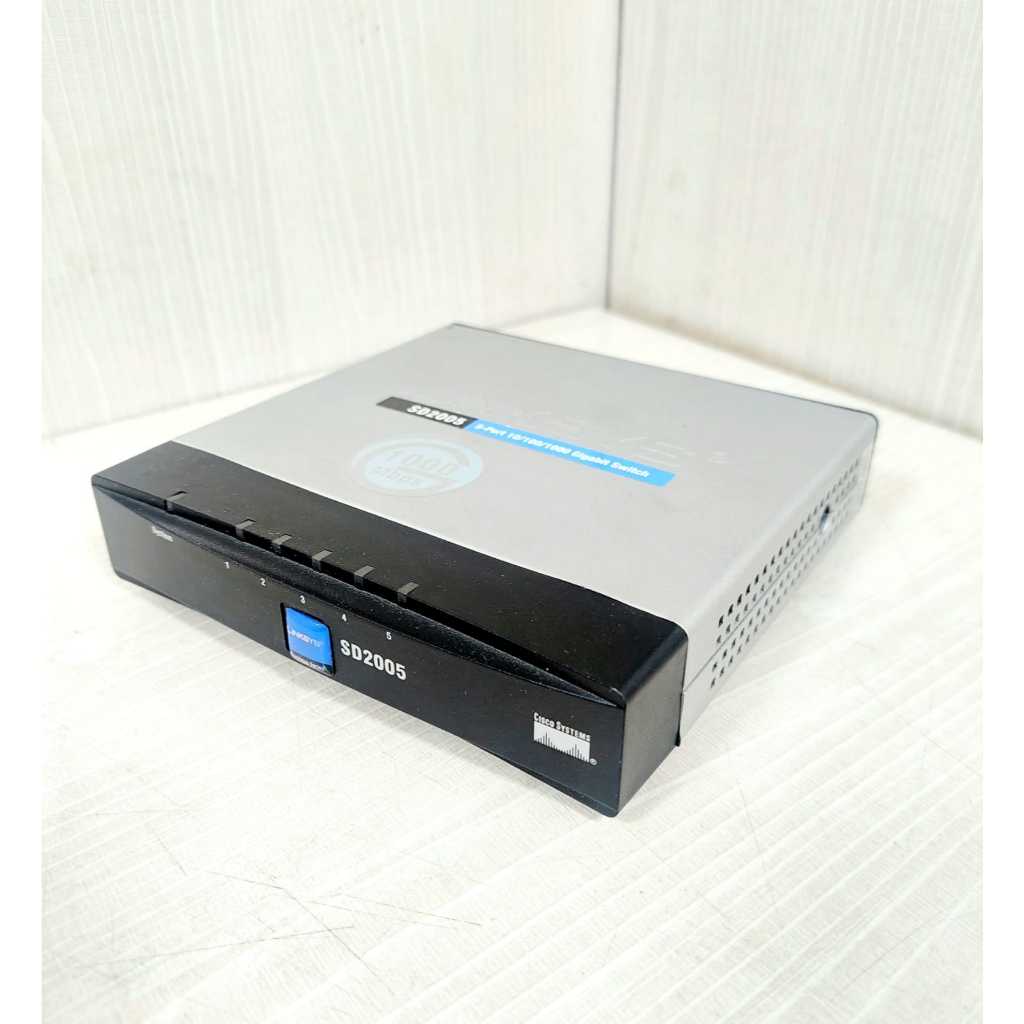 Jual Termurah Linksys SD2005 5 Port Ethernet Gigabit Bergaransi | Shopee Indonesia