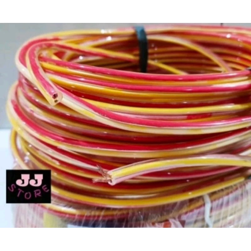 Jual Kabel Listrik 2x1.5mm Transparan Bulat Tebal isi Serabut Banyak ...