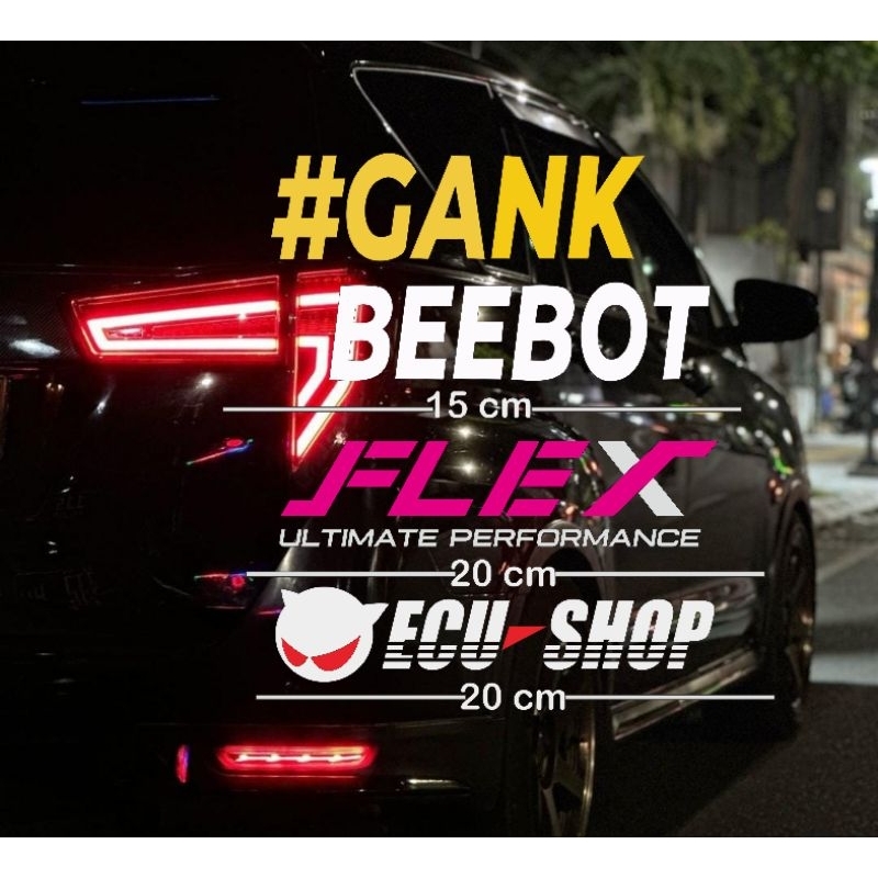 Jual STIKER MOBIL STIKER SET ISI 3 GANK BEEBOT FLEX | Shopee Indonesia