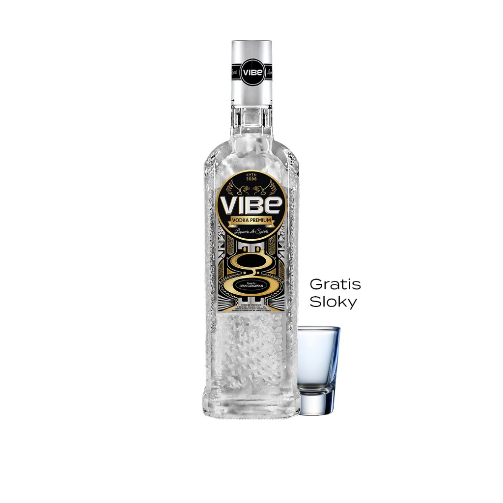 Jual Minuman VIBE Vodka Premium Botol 700 ml + Gratis 2 Mixer Schweppes ...
