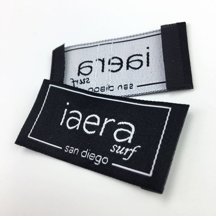 Jual woven custom 3x4cm-3.5x6 | label hijab | label nama | woven patch ...