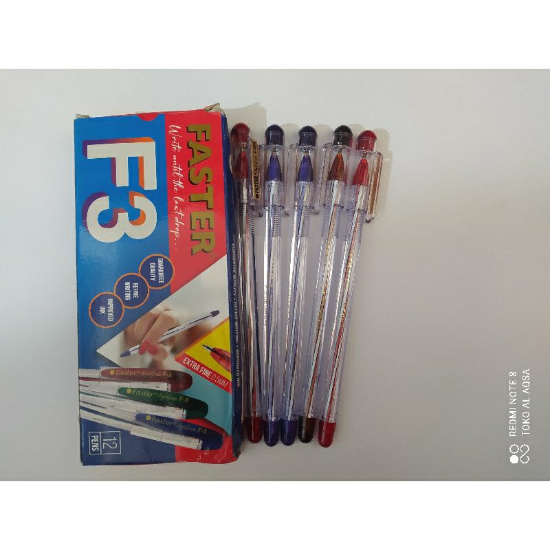Jual Bolpoin//Pulpen//Bolpen Faster C600 Hitam ( 1pcs ) | Shopee Indonesia