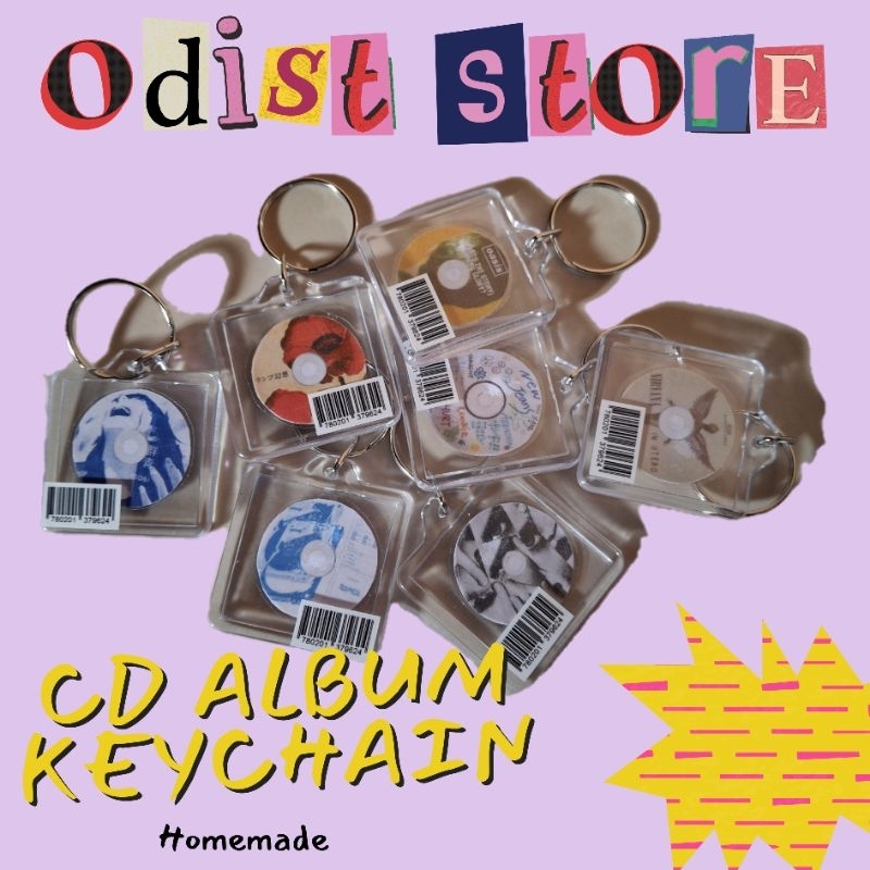 Jual CD ALBUM KEYCHAIN/2 Sisi/Yoasobi/Lamp/oasis/nirvana/Taylorswift ...