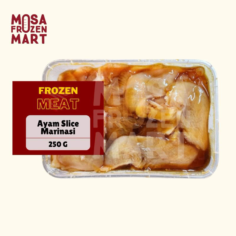 Jual Chicken Slice Marinasi 250 G | Daging Ayam Grill Dibumbui | Shopee ...
