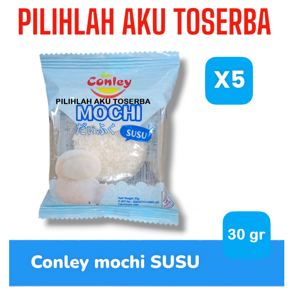 Jual Conley MOCHI Rasa SUSU - ( HARGA 5 PCS ) | Shopee Indonesia