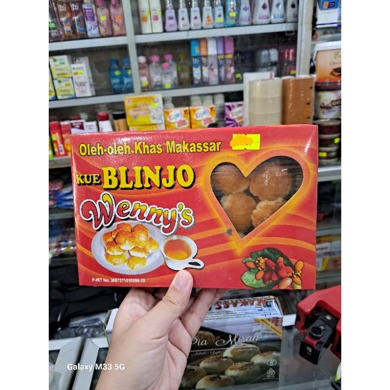 Jual Wenny's Kue Blinjo 500 gram Oleh oleh Khas Makassar / Belinjo ...