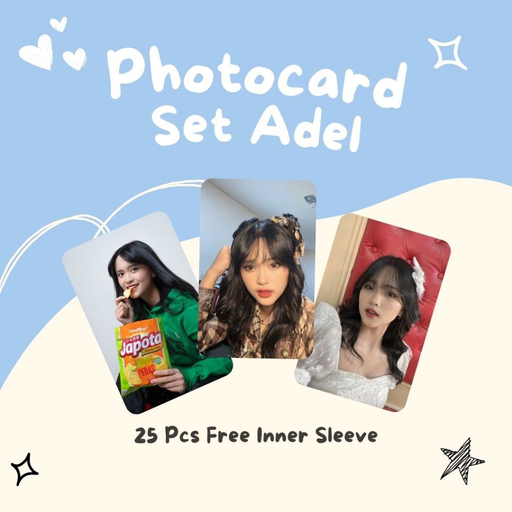 Jual JKT48 PC PHOTOCARD TERMURAH SET ADEL BOLAK BALIK LAMINASI GLOSSY LARIS MURAH LENGKAP ALL ...