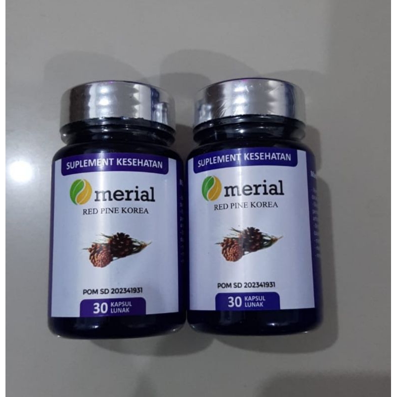 Jual MERIAL RED PINE KOREA ASLI ORIGINAL ISI 30 KAPSUL / ATASI ...