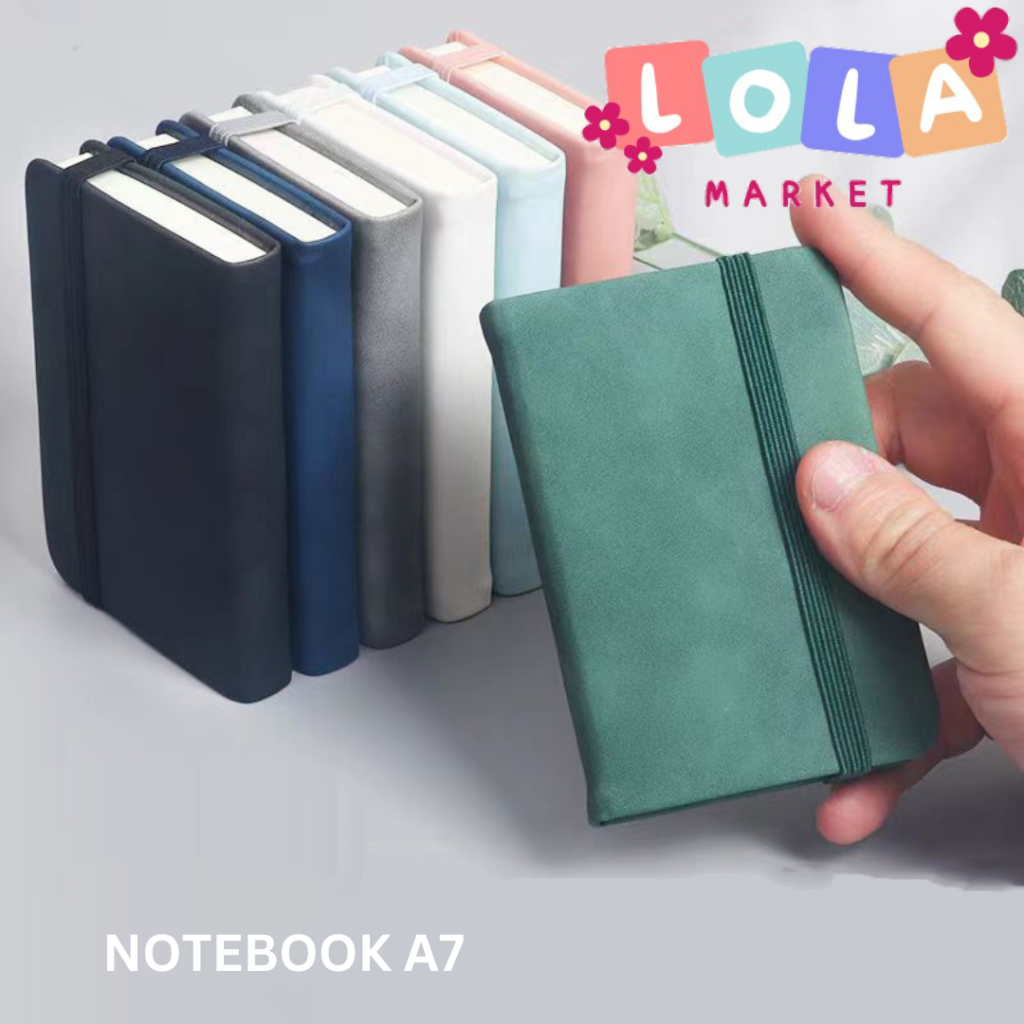 Jual PU Notebook mini portabel A7 notepad portabel tebal-100 lembar ...