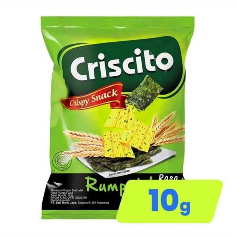 Jual Criscito Crispy Snack Rumput Laut 10g | Shopee Indonesia