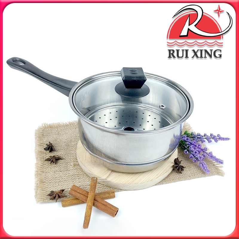 Jual RUIXING Panci susu steamer Kukus milk pot 18 CM /dengan kukusan ...