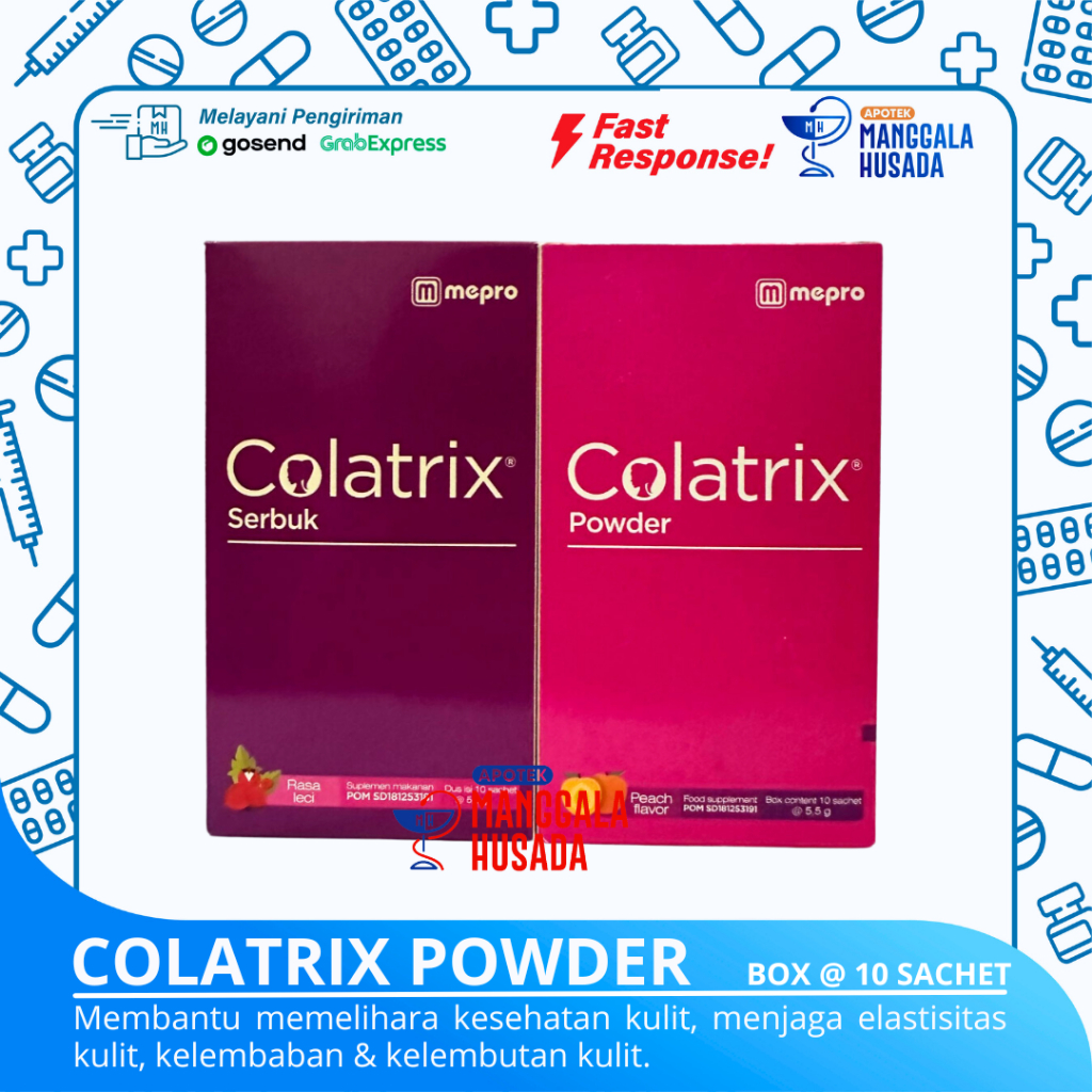 Jual COLATRIX POWDER PER BOX @ 10 SACHET | Shopee Indonesia